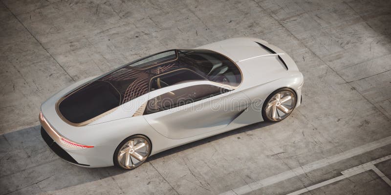 3D concept car stock illustration. Illustration of cool - 257176517