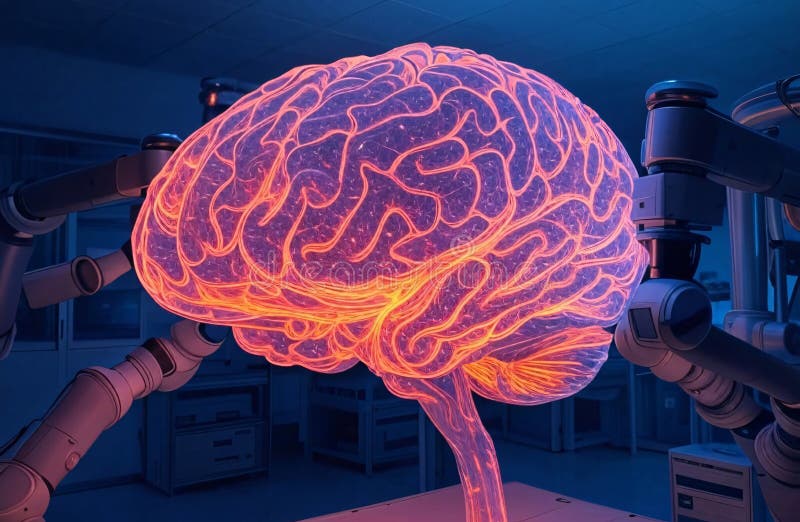 Concept Image: Bioprinting and Brain Research Innovation Stock ...