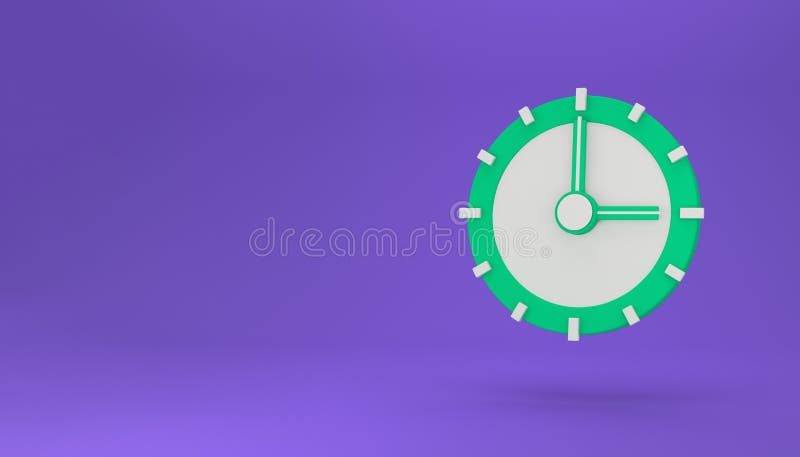 Time Analog Polygon Clock Linear Design Stock Vector - Illustration of ...