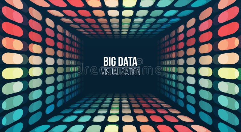 3d Connection Structure Data Array Visual Concept Stock Vector 6545