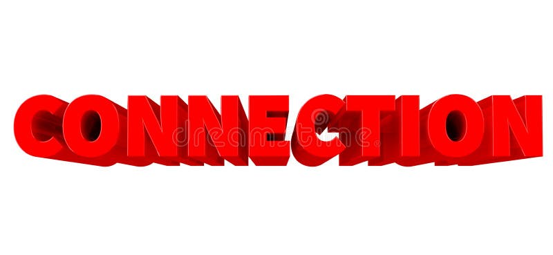 Connection Word Cloud Collage Stock Illustration - Illustration of ...