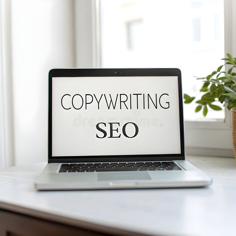 3D Copywriting SEO Isolated on White Background Stock Illustration - Illustration of ...