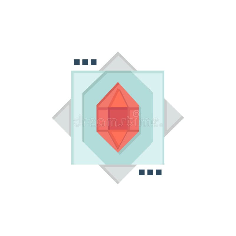 3d, Core, Forming, Design Flat Color Icon. Vector Icon Banner Template ...