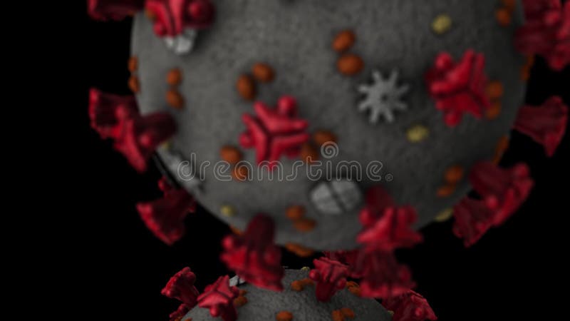 Coronavirus ZOOM-OUT stock video. Video of biological - 172128173