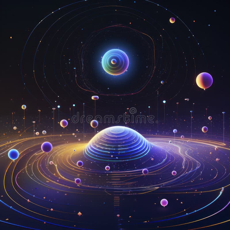 3d Cosmic Background with Flowing Starry Sky, Subtle Color Gradient ...
