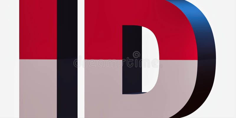3d Country Short Code Letters - Indonesia Stock Illustration ...