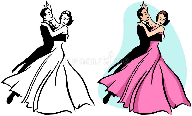 Slow Dancing Cows stock illustration. Illustration of hoof - 4638173