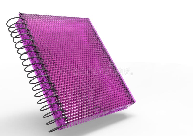 3D cover notebook stock illustration. Illustration of binder - 92895580