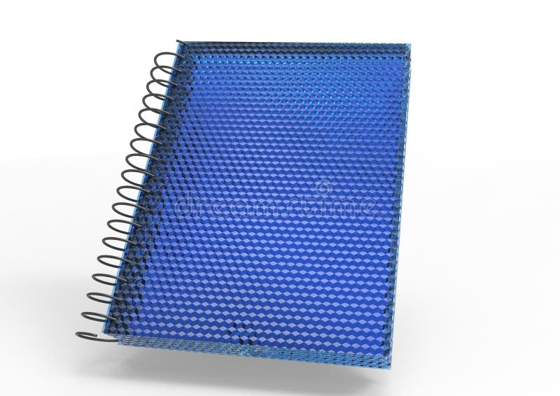 3D cover notebook stock illustration. Illustration of notepad - 92895727