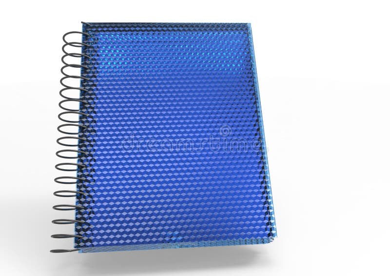 3D cover notebook stock illustration. Illustration of message - 92895799