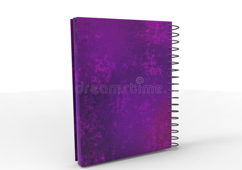 3D cover notebook stock illustration. Illustration of diary - 92895805