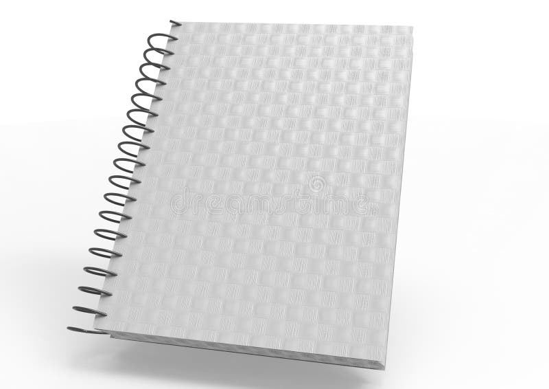 3D cover notebook stock illustration. Illustration of organizer - 92895871