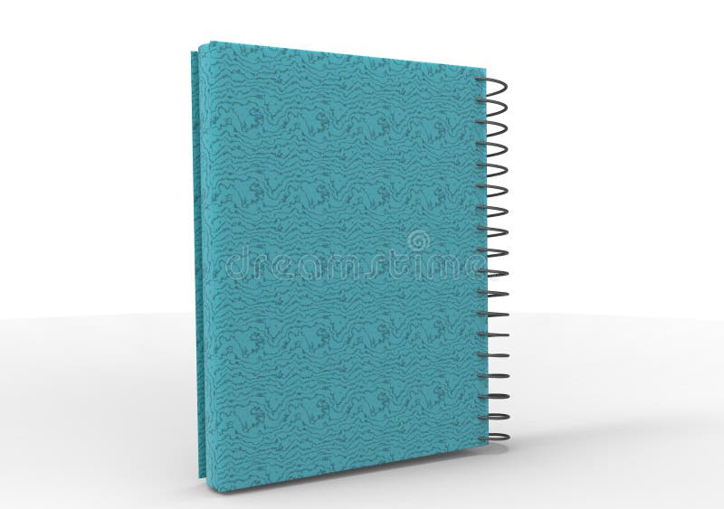 3D cover notebook stock illustration. Illustration of message - 92895908