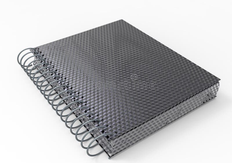 3D cover notebook stock illustration. Illustration of message - 92895956