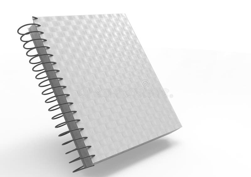 3D cover notebook stock illustration. Illustration of binder - 92895667