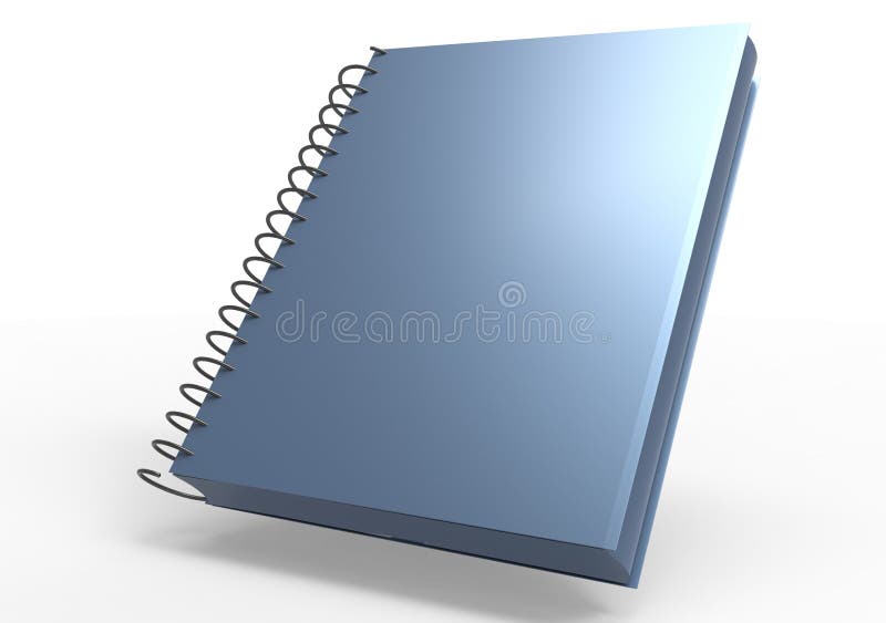 3D cover notebook stock illustration. Illustration of copybook - 92896097