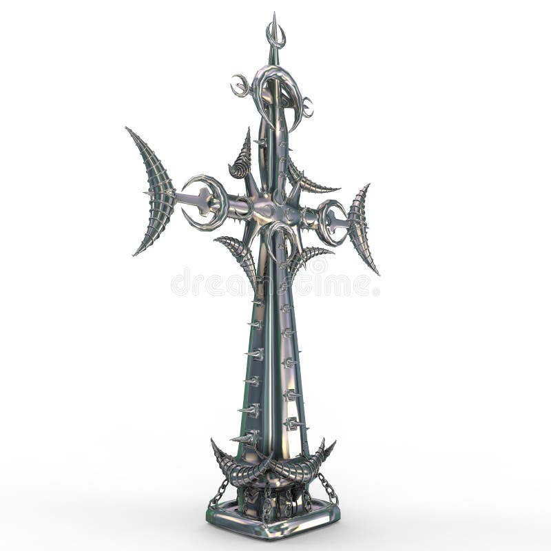 3d cross stock illustration. Illustration of jesus, church - 49506631