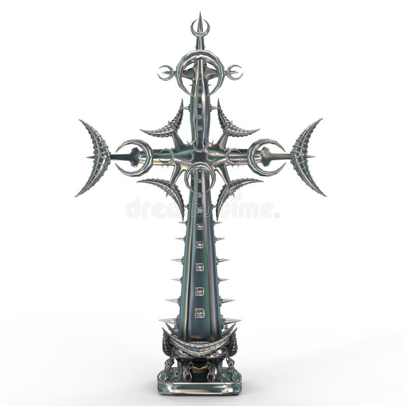 3d cross stock illustration. Illustration of religion - 49506933