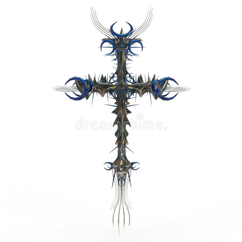 3d cross stock illustration. Illustration of religion - 49507848