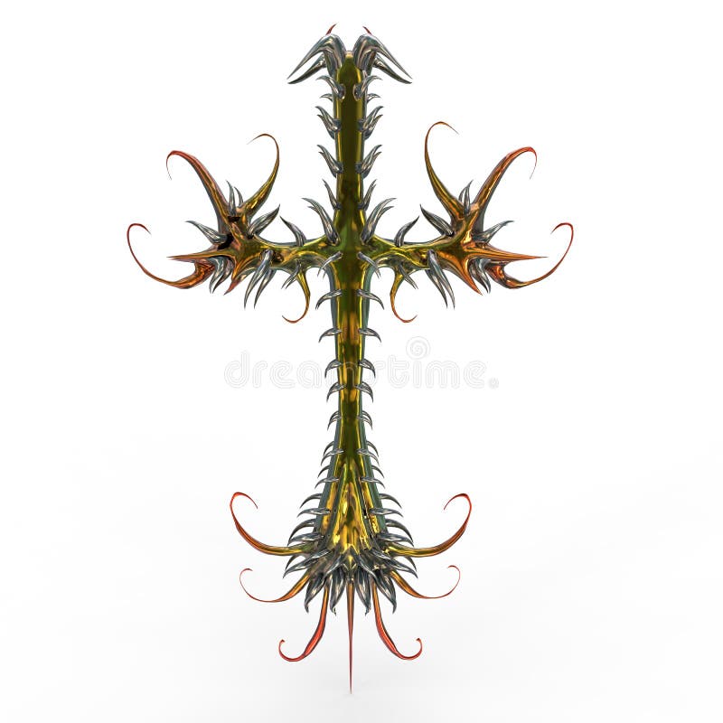 3d cross stock illustration. Illustration of faith, christian - 49508167