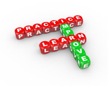 Learn Practice Improve Concept Stock Illustrations – 611 Learn Practice ...