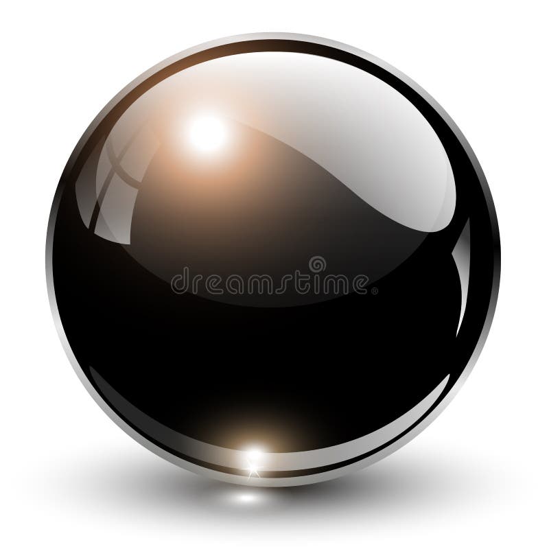 3D crystal sphere stock vector. Illustration of backgrounds - 27895262