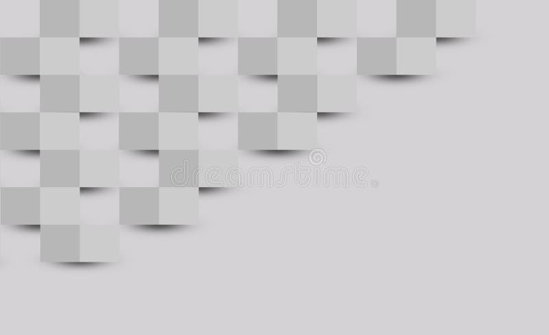 3D Cube Elegant Paper Background Stock Illustration - Illustration of ...
