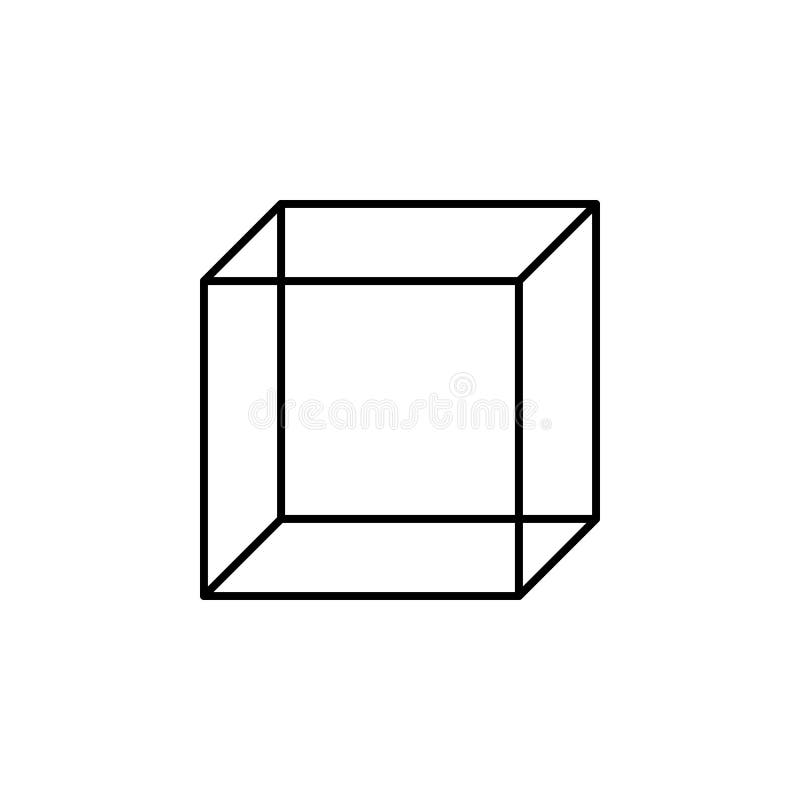 3d Cube Icon. Element of Geometric Figure for Mobile Concept and Web ...