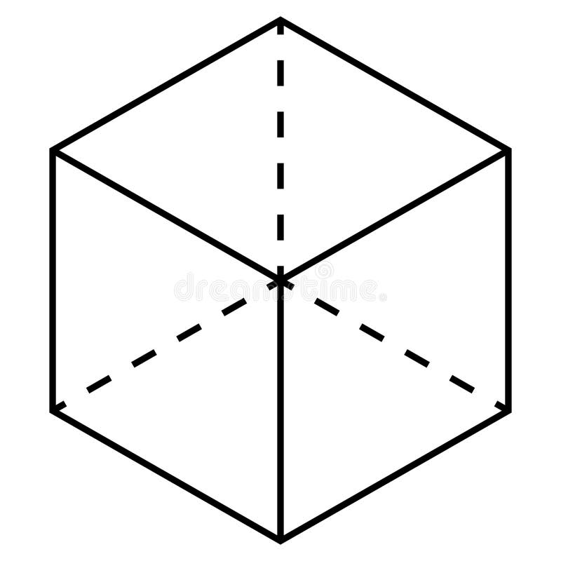 3d Cube Rotation View Icon Cube Rotation Thin Line Icon Cube 360 Degrees Rotate Vector
