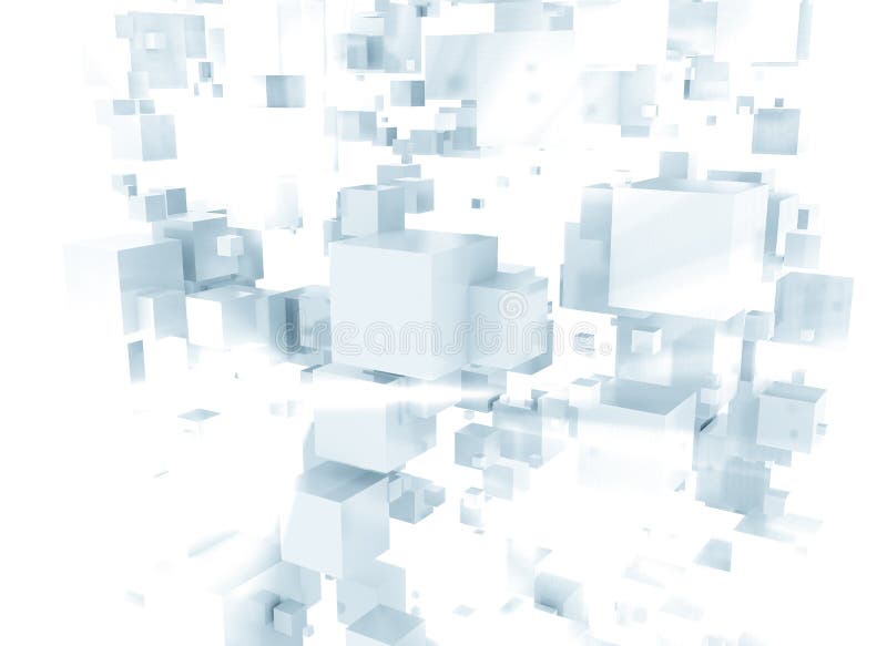 Cube network stock illustration. Illustration of isolated - 10894844