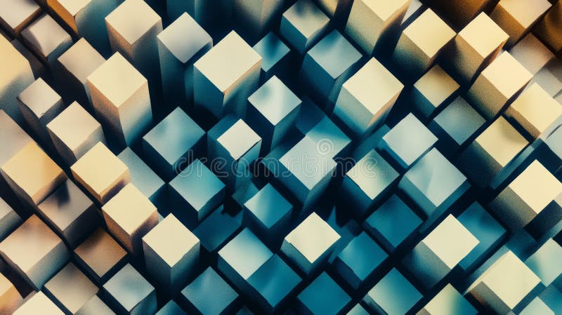 3D Cubes Grid Texture Background for Design Generative AI Stock ...