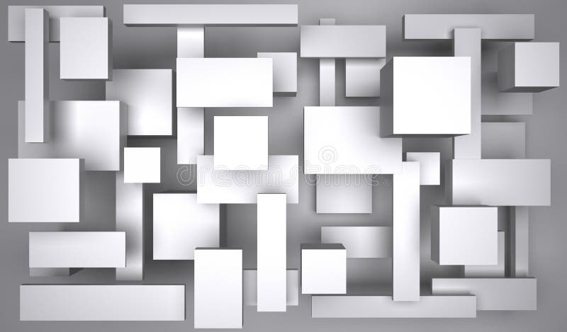 3d cubes stock illustration. Illustration of visualization - 241377620