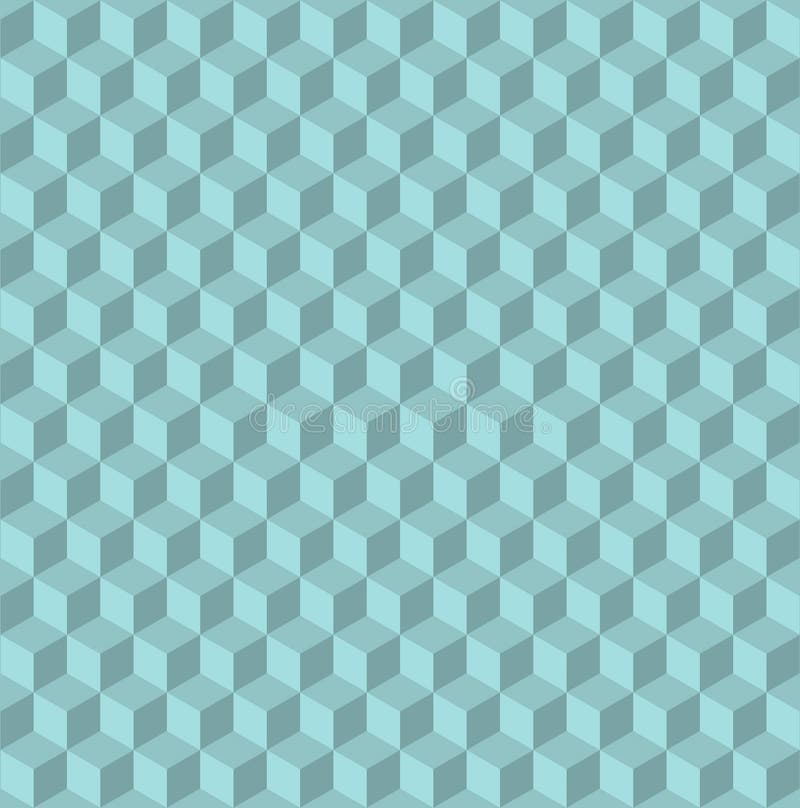 3d Cubes Seamless Background, Illustration Modern Style Design ...