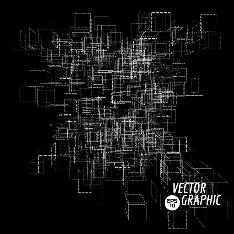 3d cubic design stock vector. Illustration of graphic - 90397685