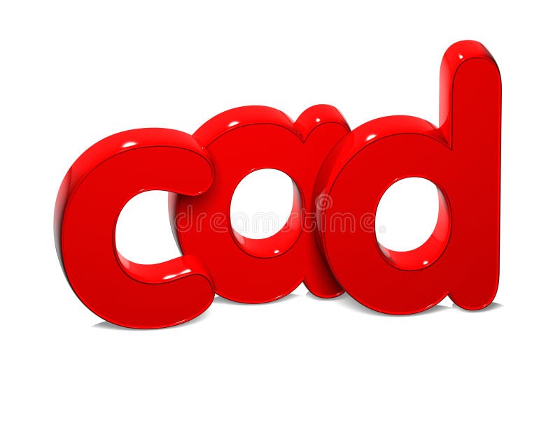 3D Currency CAD Over White Background. Stock Illustration ...