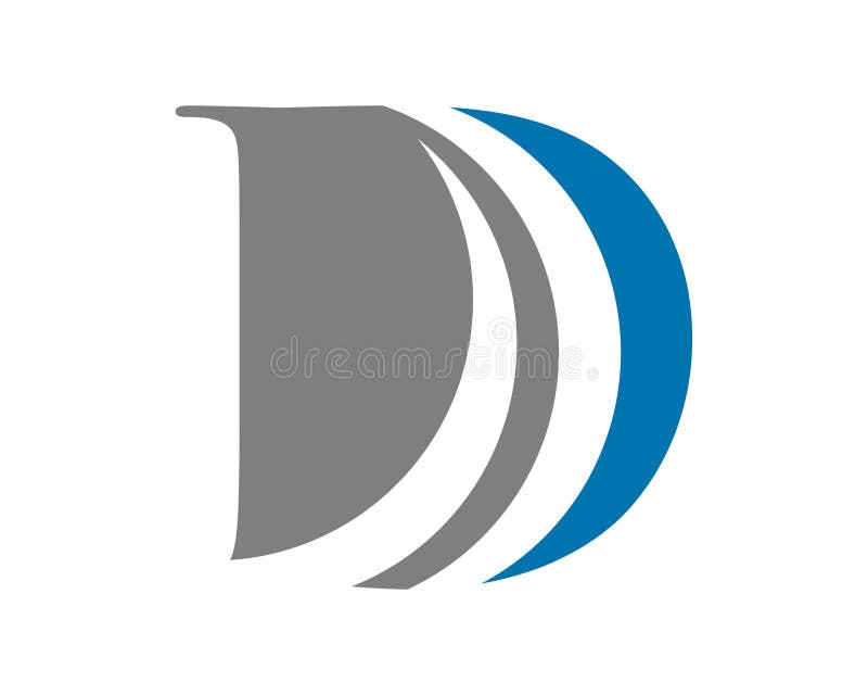 D Curve Swoosh Logo Template Stock Vector - Illustration of text ...