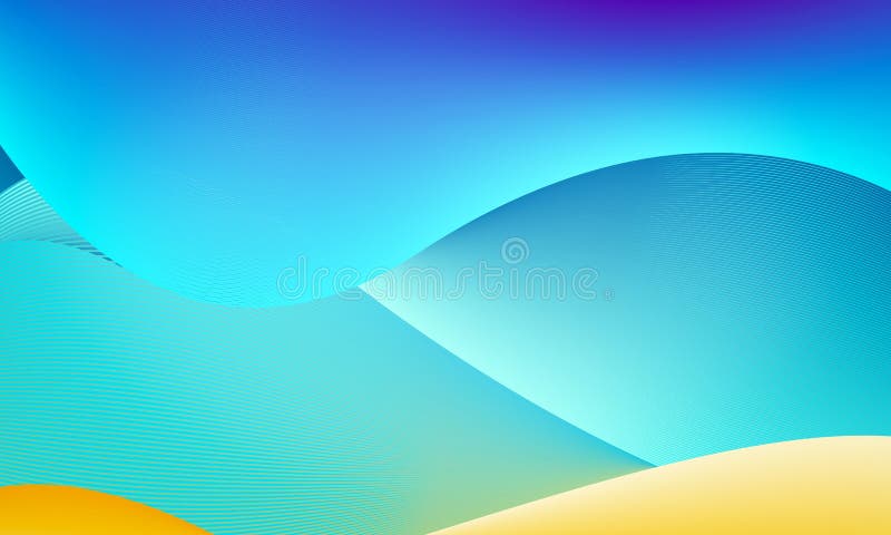 2d Curves in Different Shades of Blue, Copy Space Stock Photo - Image ...