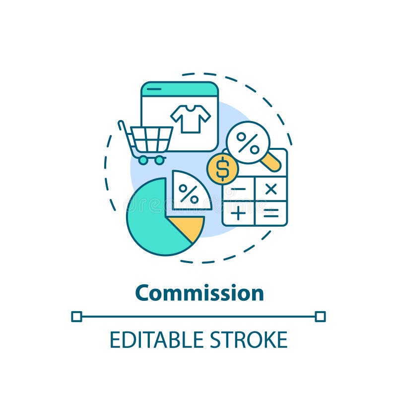 2D Customizable Colorful Thin Linear Icon Commission Concept Stock ...