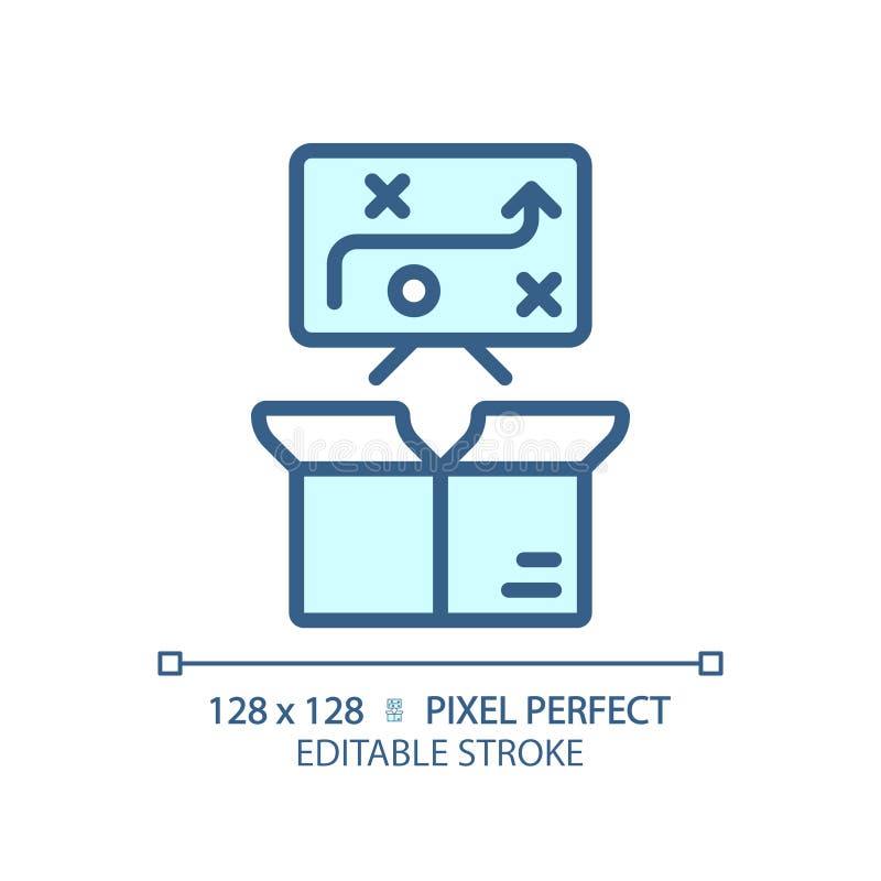 Blue KPI - Key Performance Indicator Icon Isolated on White Background ... Blue KPI - Key Performance Indicator Icon Isolated on White Background ...