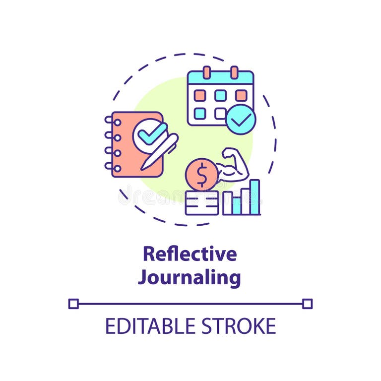 Reflective Journaling Stock Illustrations – 327 Reflective Journaling ...