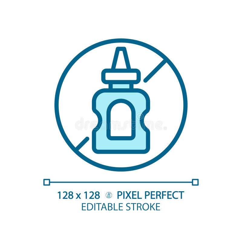 2D Customizable Thin Linear Blue Mustard Free Icon Stock Vector ...