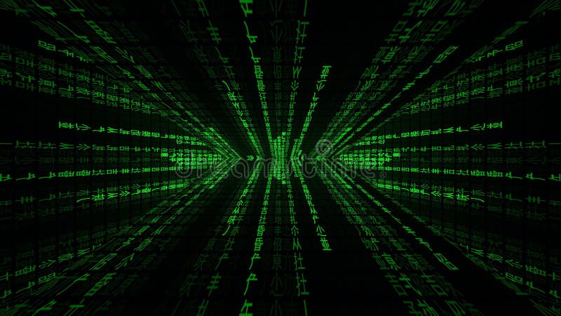 Matrix Chinese Characters