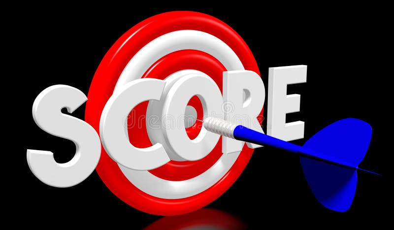 3D Dartboard Concept - `score` Stock Illustration - Illustration of ...