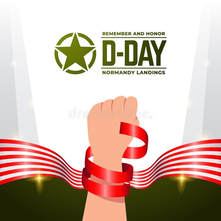 D Day Design Vector Illustration Collection Stock Vector - Illustration ...