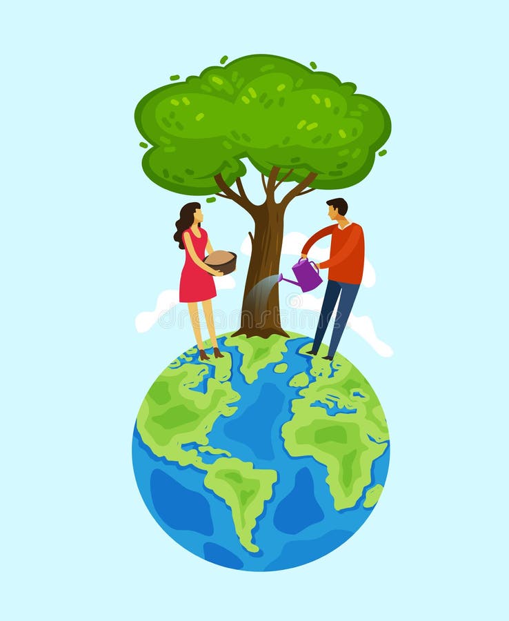 D?a De Tierra La Gente Cuida Sobre La Naturaleza Ahorre El Ejemplo Del ... D?a De Tierra La Gente Cuida Sobre La Naturaleza Ahorre El Ejemplo Del ...
