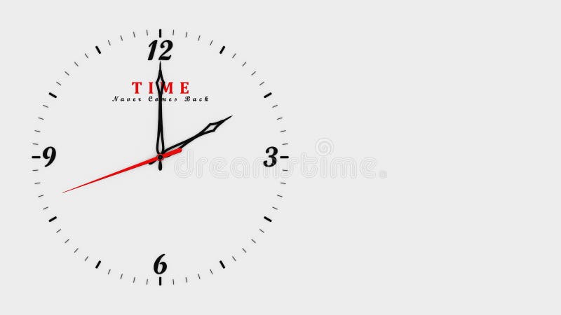 3D Wall Clock Background, Timetable Schedule, 3D Illustration, 3D ...