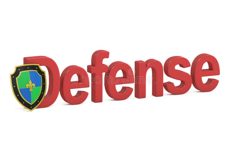 Defense Concept Word Art Illustration Stock Vector - Illustration of ...