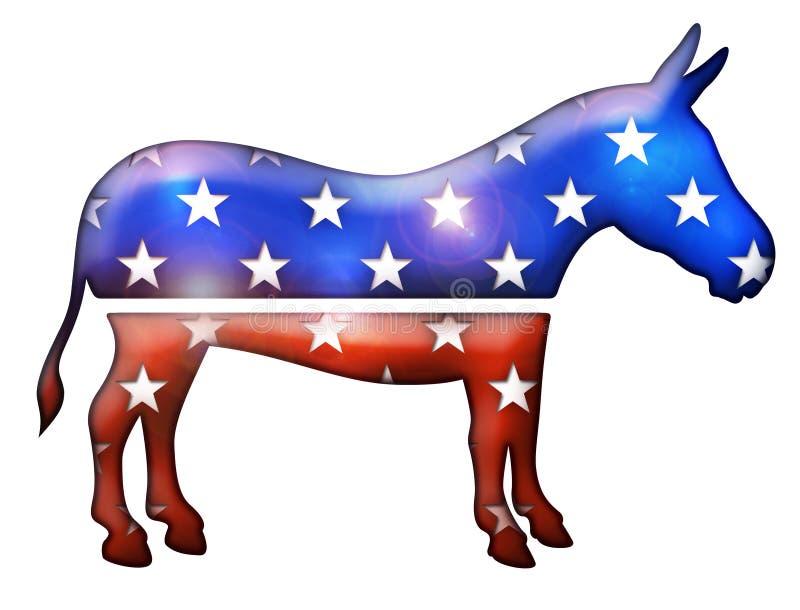 3D Democrat Donkey Symbol editorial image. Illustration of wildlife ...