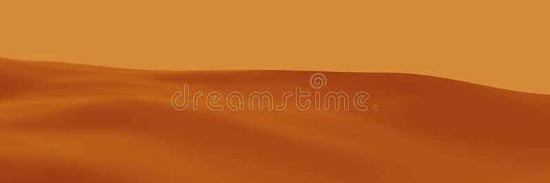 3D Desert Topography. Sand Dune. Abstract Terrain Illustration Stock ...