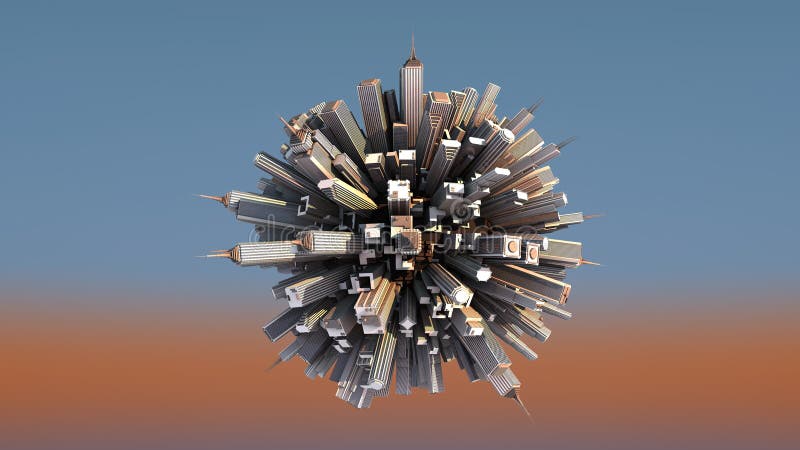 Mini planet stock illustration. Illustration of state - 30395045